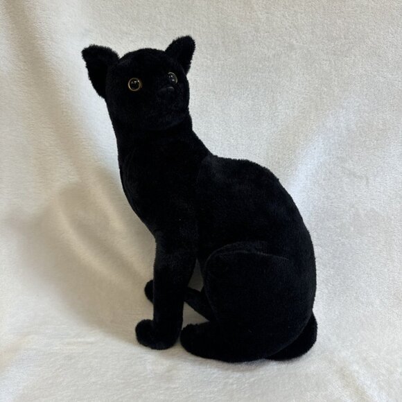 VIAHART | Toys | Tiger Tale Toys Cat Plush Toy Realistic 3 Pet Black ...